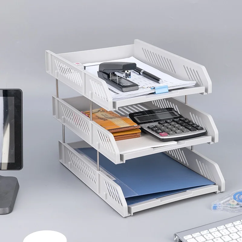 Deli 9209 Plastic Three-tier Document Basket Tray Oem | Wholesale