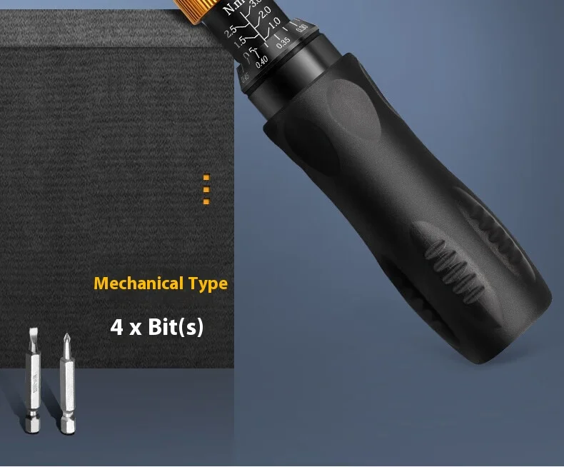 Adjustable Preset Torque Screwdriver with Slip Clutch and Bits RTD ...
