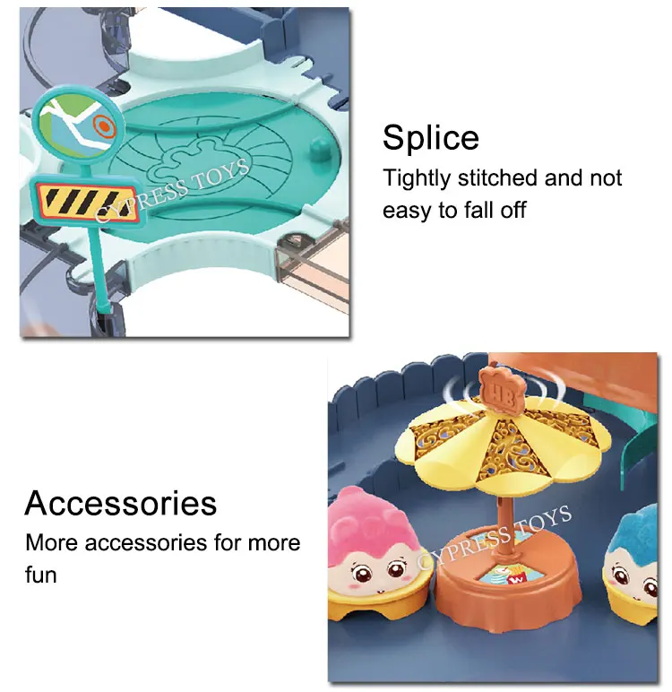 Educational Hamster Paradise House Toy Race Track Toy Track Racing Set ...