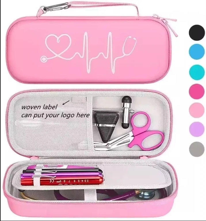 Nurse Essentials Medical Instrument Kit With Handheld Stethoscope Case ...
