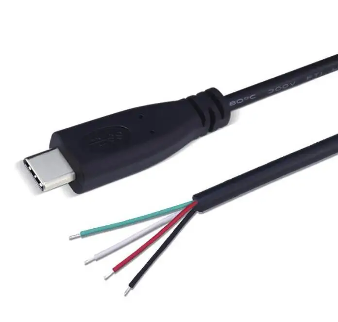 Support Oem Usb2.0 Type C To Bare Open End Wire Usb C Cable - Buy Open ...