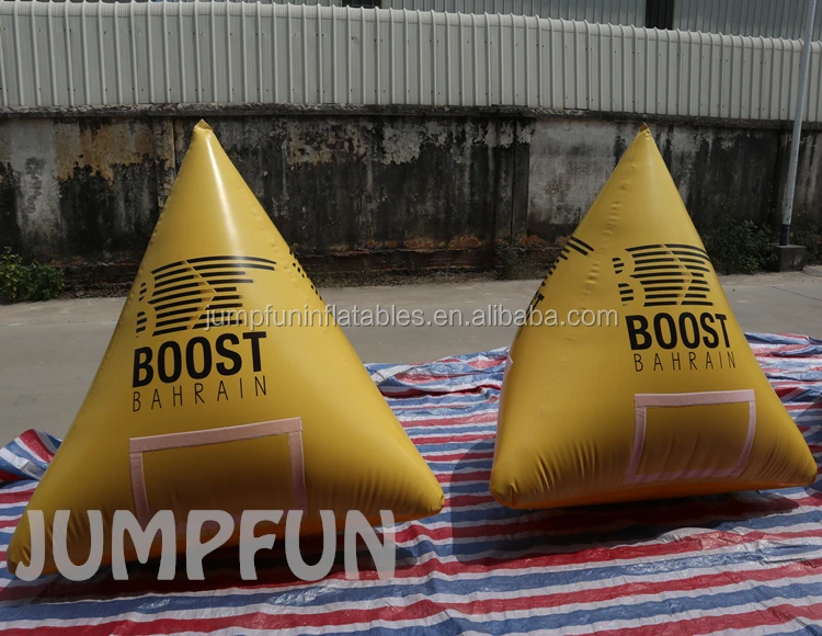 Customized Inflatable Float Trigonal Pvc Buoy For Sale 200cm Tall ...