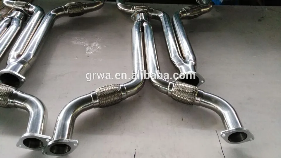 Y Pipe Decat Catless Straight Downpipe Exhaust For Nissan 350z Infiniti ...