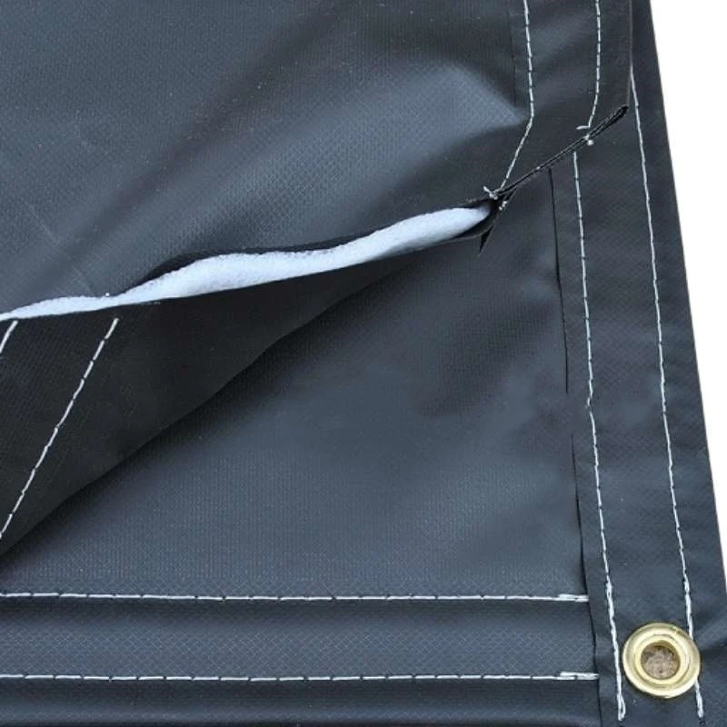 18oz Heavy Duty PVC Insulated Tarpaulin Waterproof Abrasion Resistant ...