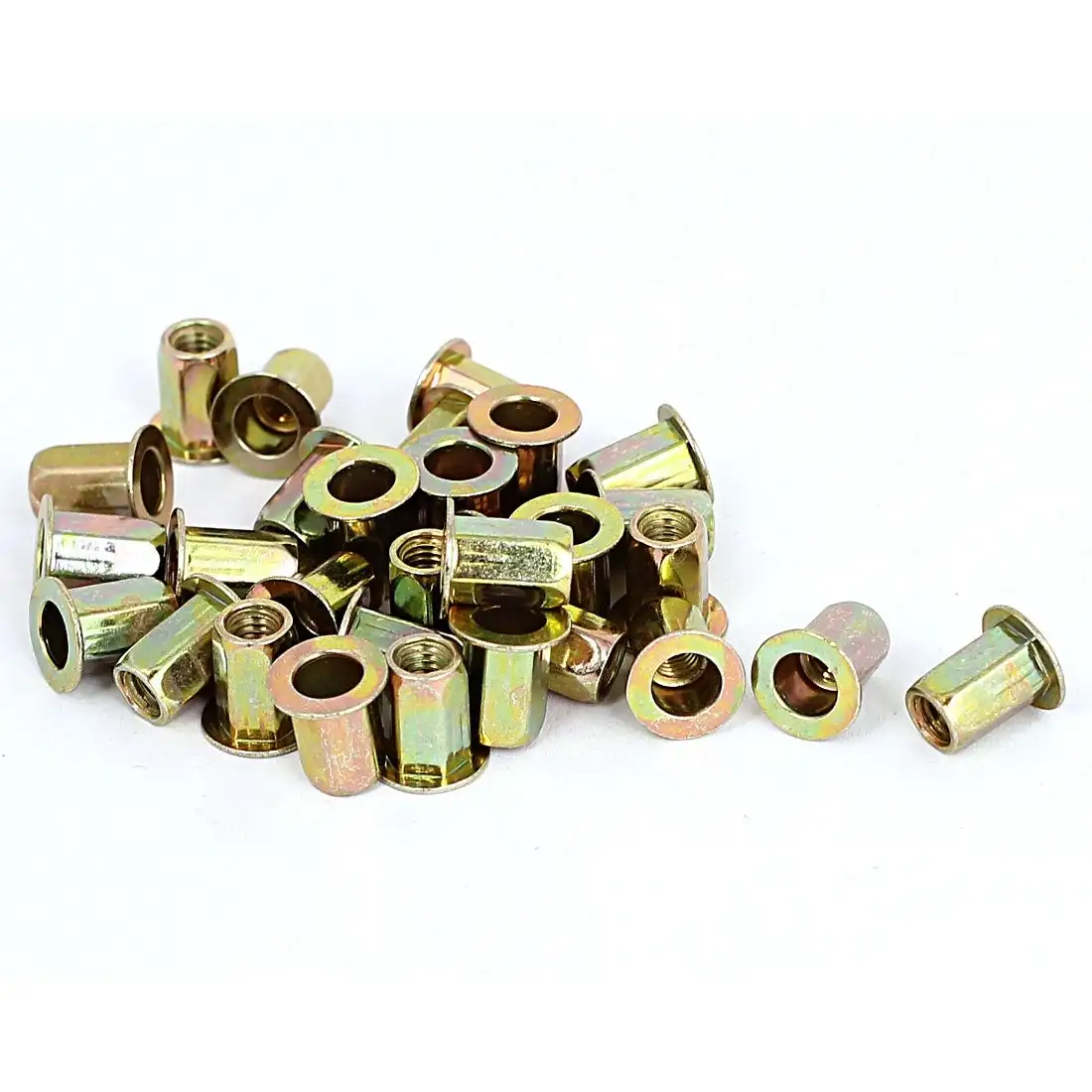 Sus304 Flat Head Rivet Nut Sealed M4 M5 M6 M8 Blind Threaded Inserts ...