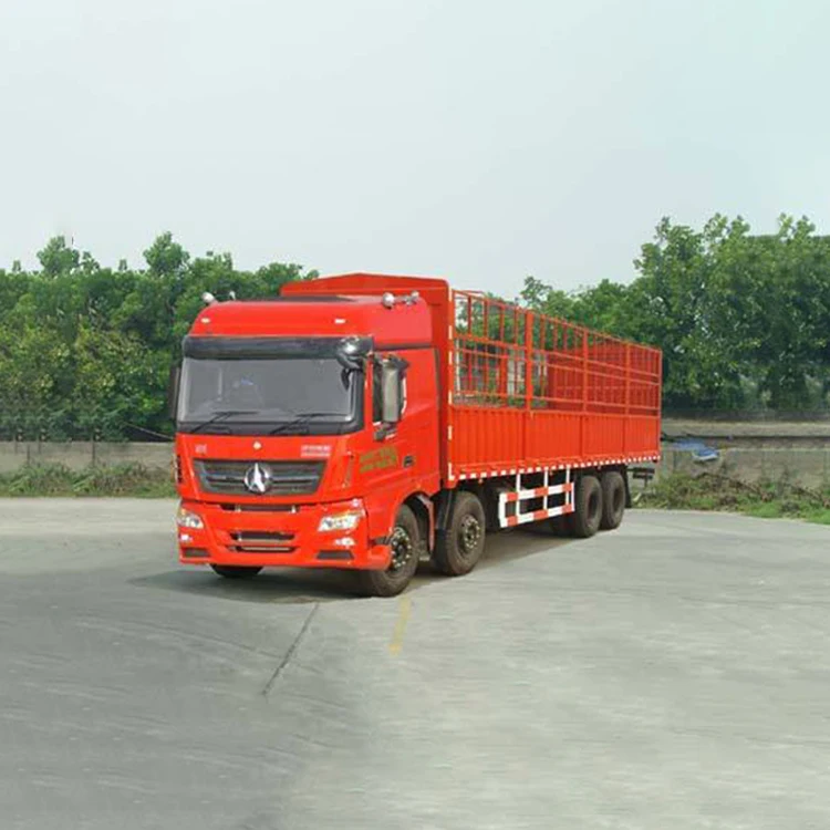 2020 China Beiben Fence Trucks 40 Ton Lorry 6x4 8x4 Cargo Box Truck ...