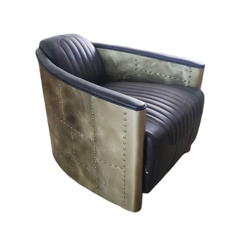 Industrial Loft Luxury Aviator Sofa Sets Leather Vintage Aircraft ...