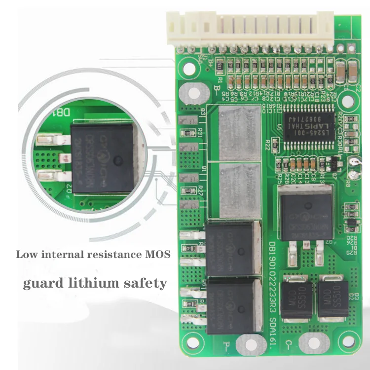 10s 36v 15a Li-ion Lithium 18650 Battery Cell Bms With Weak Current ...