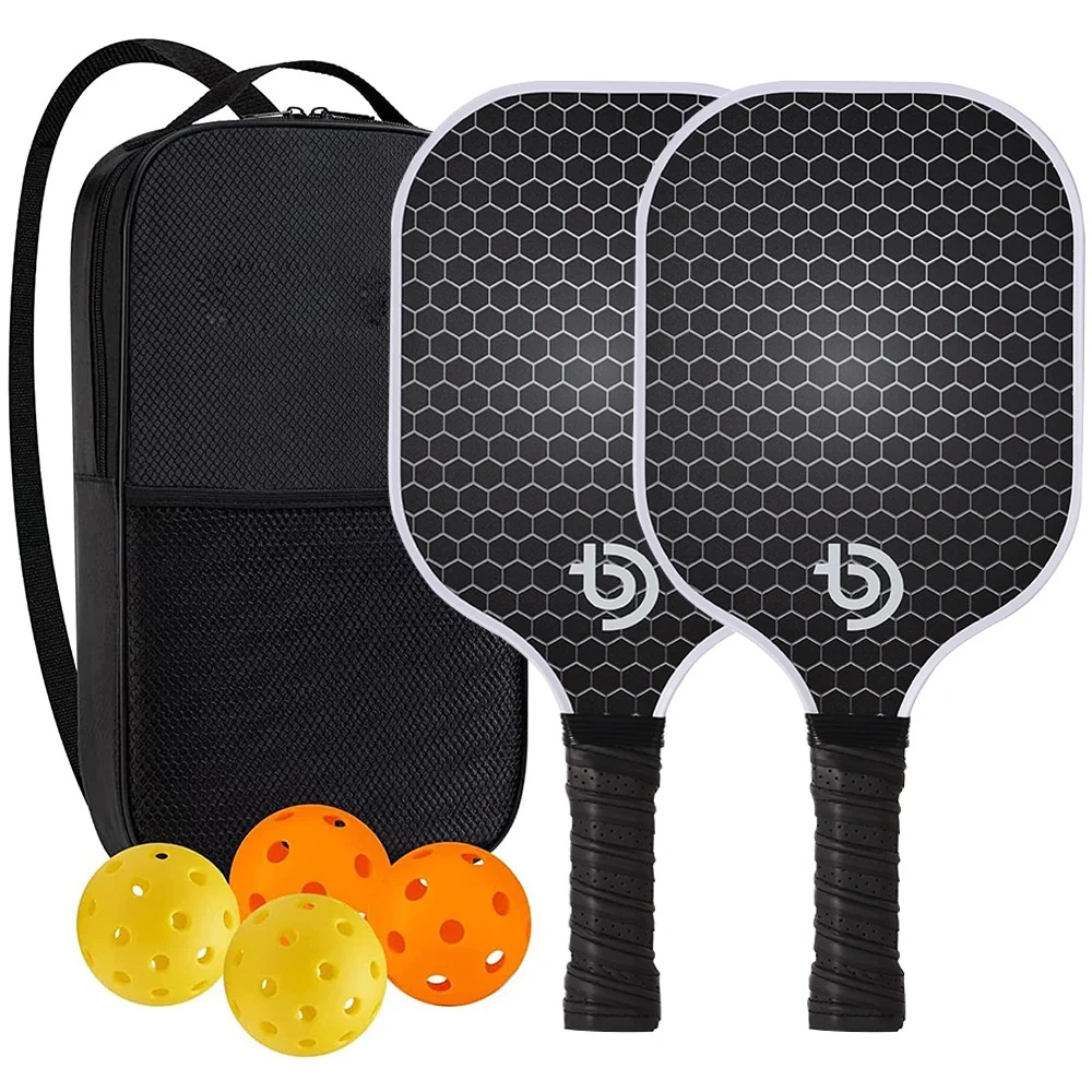 USAPA Certified Glass Fiber Pickleball Racket 16mm Thick Honeycomb Board for Adults for Indoor ...