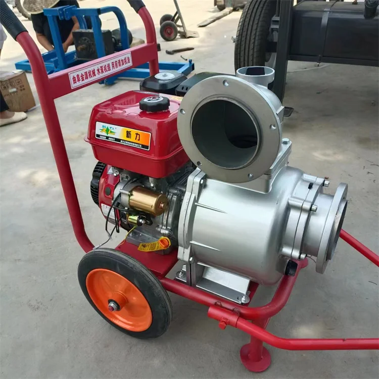 Gasoline Engine 4-inch Self Priming Pump City Water Pump Flow Rate 100 ...