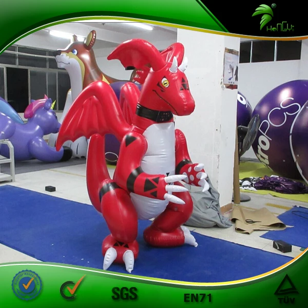 Hongyi Newest Incredible Inflatable Red Dragon Suit - Buy Inflatable ...