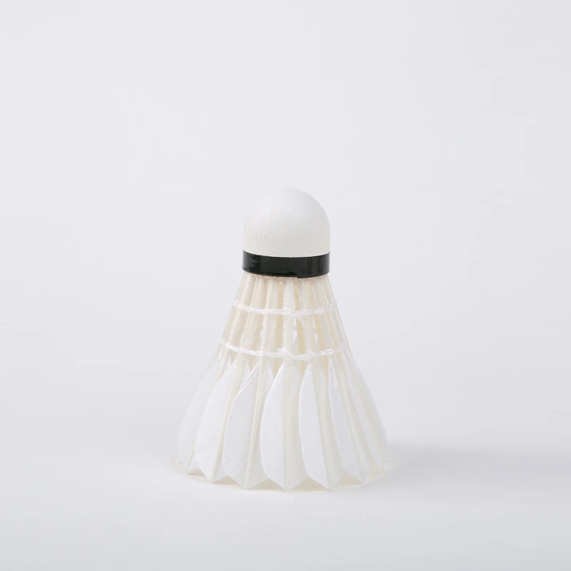 Wholesale Goose Feather Natural Cork Badminton Shuttle