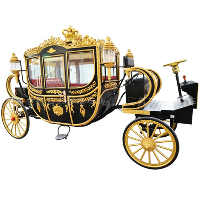 OEM Luxury Horse Carriage Carts Royal Electric Vehicle New Style ...