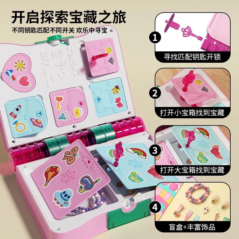 Magic Book Surprise Magic Box Toy for Girls 3-6 Years