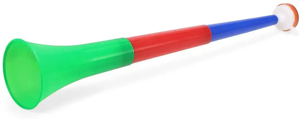 Customized Logo Plastic Football Fans Cheering Vuvuzela Horn