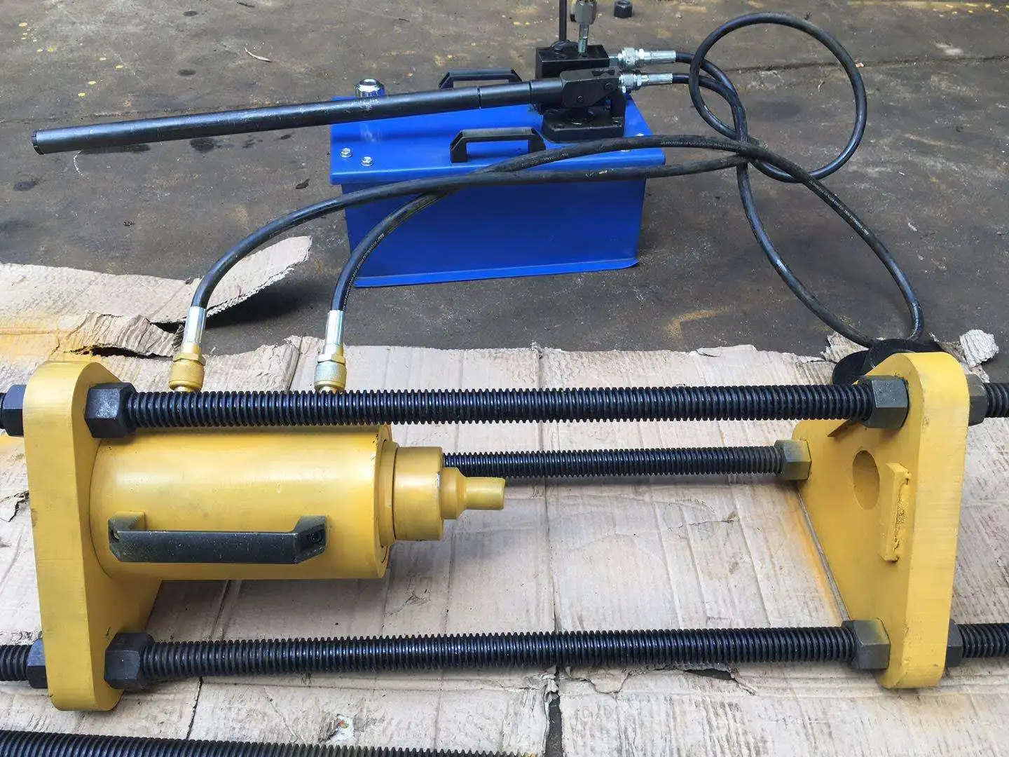 100t 200t 300t Portable Track Pin Press For Excavator Bulldozer Small ...