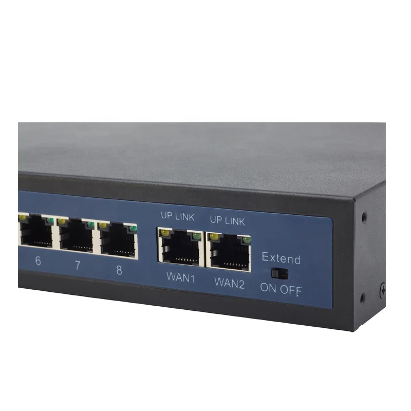 Ip Camera Poe Switch 10/100/1000mbps Poe 8 Port 10 Full-duplex 1.4mpps ...
