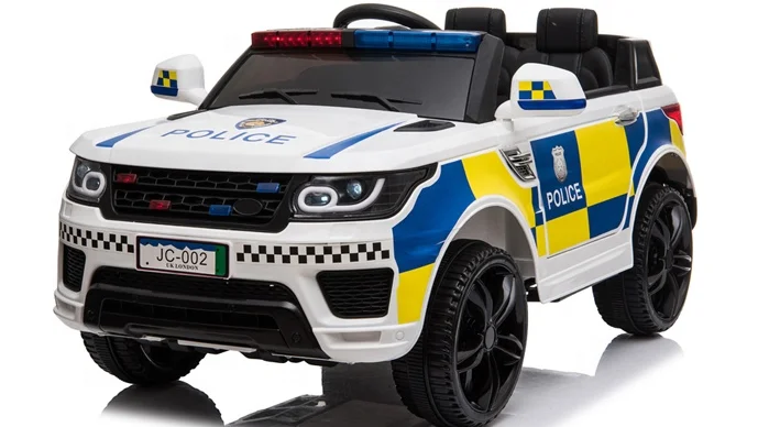 12v Kids Police Ride On Car Toys Battery Powered Electric Baby Car With ...