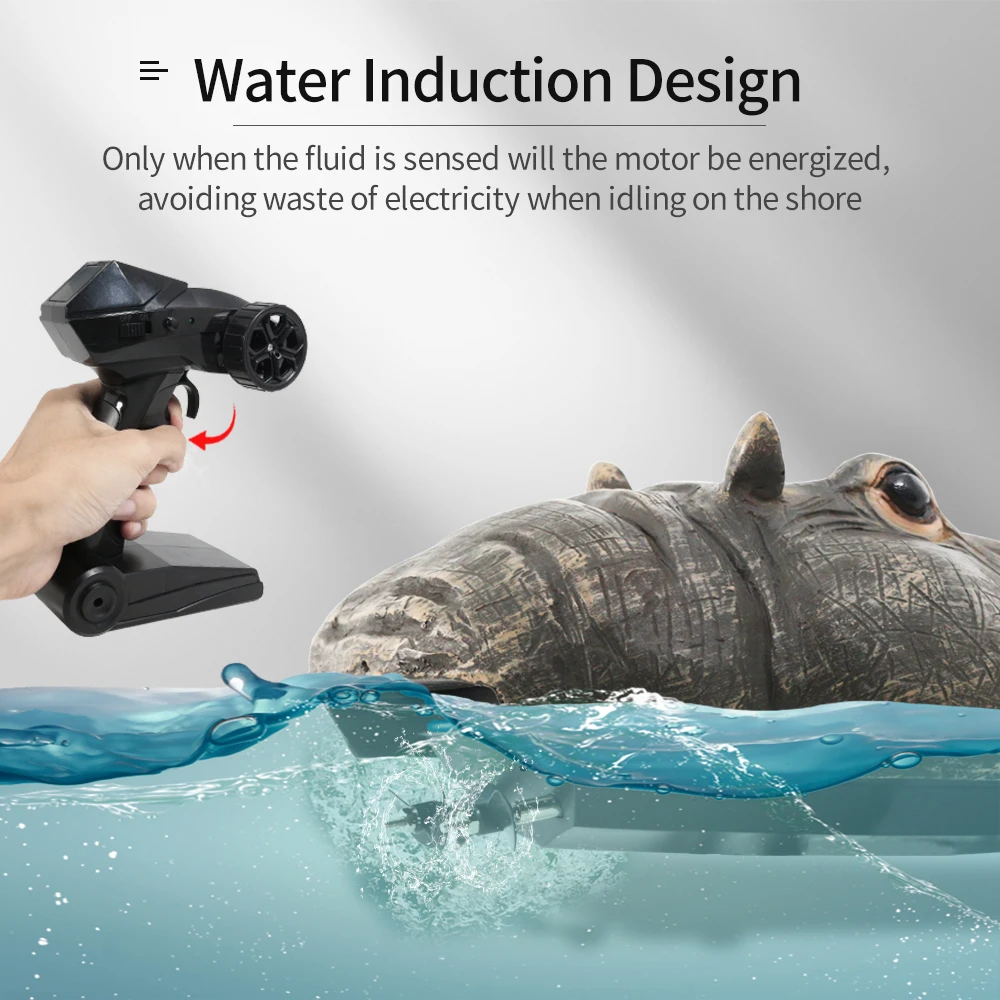 Flytec V305 Radio Control Hippo Toy Boat - Fun & Adventure