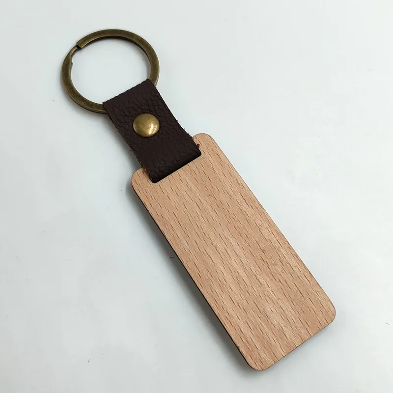 Eco-friendly Wooden Keychains - Perfect Promotional Gifts