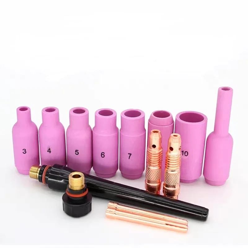 Tig Welding Torch Wp17 Wp18 Wp26 Consumables Ceramic Nozzle Gas Lens ...