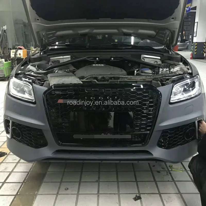 RSQ5 Style Front Bumper Upgrade for Audi Q5 (2013-2017) with Honeycomb ...
