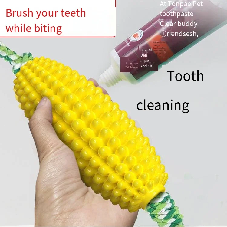 Silicone Corn Molars Sound Relief Molars - Buy Dog Toy Bite Resistant ...