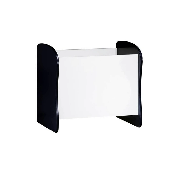 8x8" Acrylic Brochure Book Holder Pmma Menu Display Holder Black Clear ...