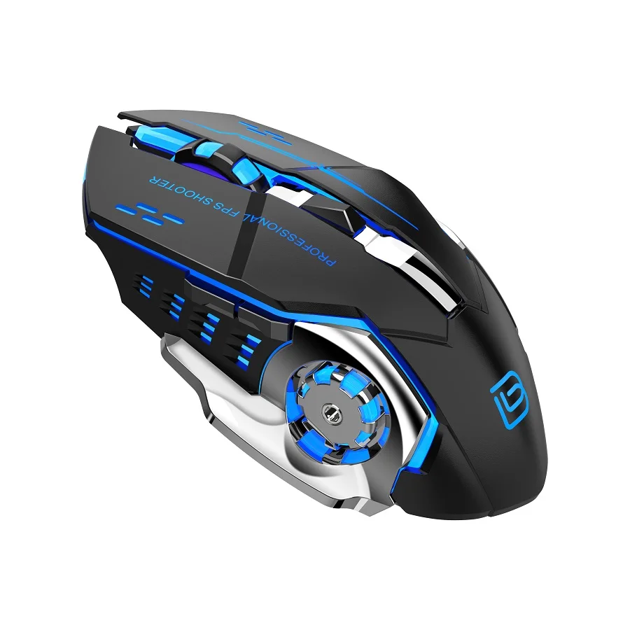 Bajeal M500 2.4g+bluetooth Dual Mode Rechargeable Luminous Mice Gamer ...