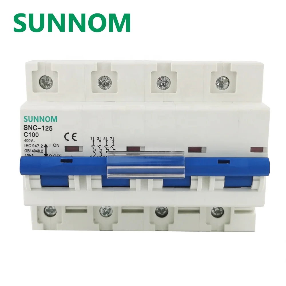 Free Samples! Iec/en60947-2 Snc-125 1p,2p,3p,4p 63a,80a,100a,125a ...