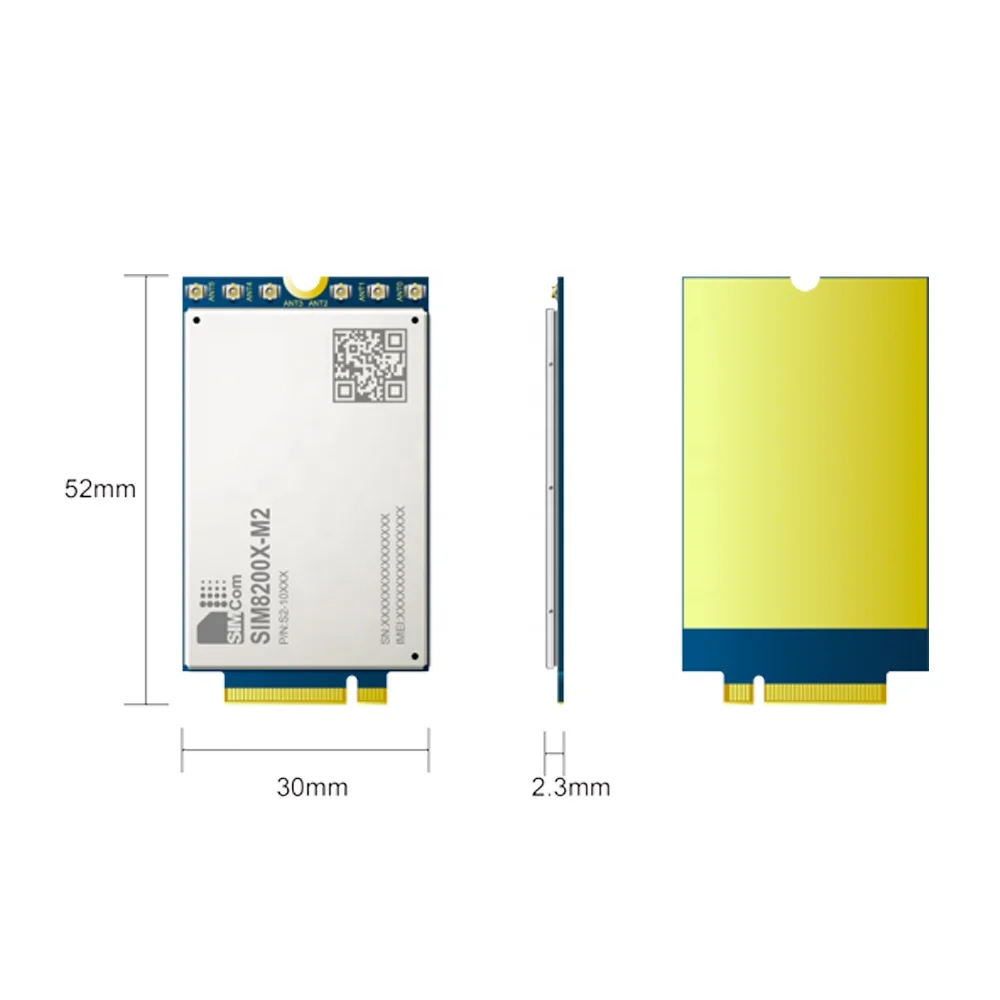 SIMCOM 5G Module SIM8200EA-M2 - Multi-Band, M.2 Form Factor