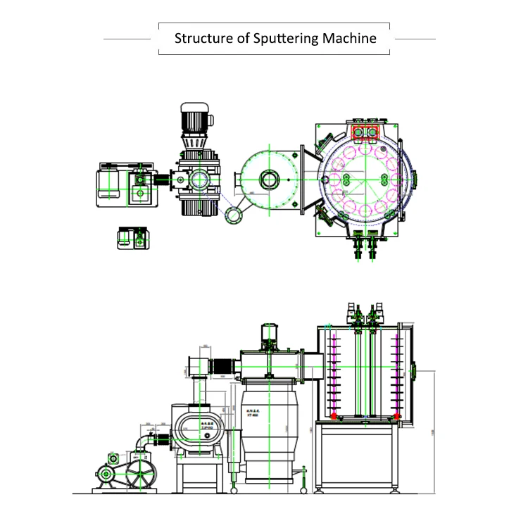 Thin Film Deposition Silicon Dioxide Sputtering Vacuum Coater Pvd ...