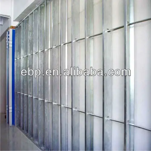 Metal Building C-channel,Gi C Channel Metal Stud In Modern Wall ...