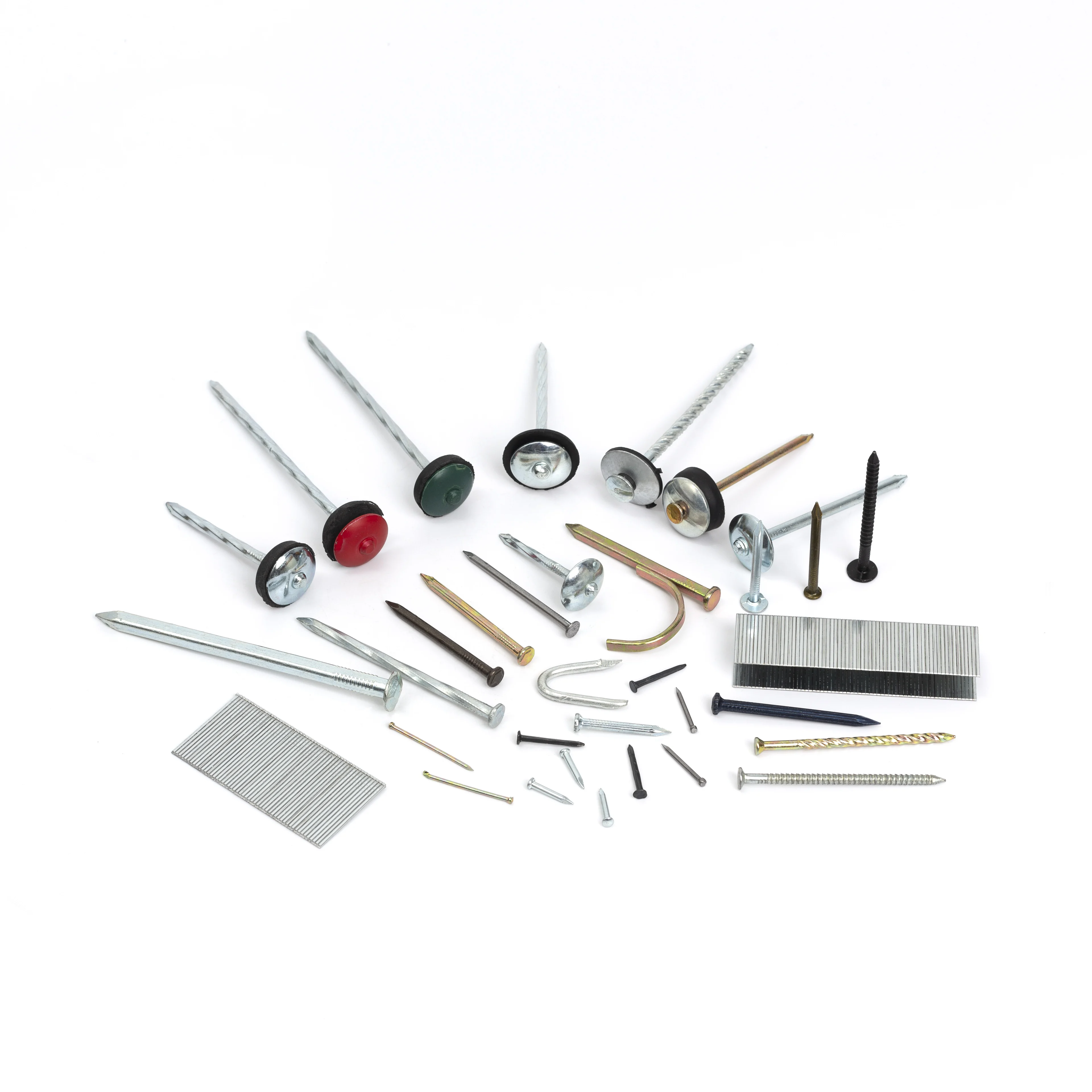 Fasteners Professional Carbon Steel Galvanized Conduit Hook Nails With ...