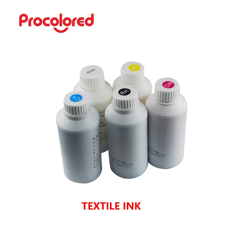 5*1000ml Textile Clothes Inks For Uv Printers - Buy Textile Ink,Clothes ...