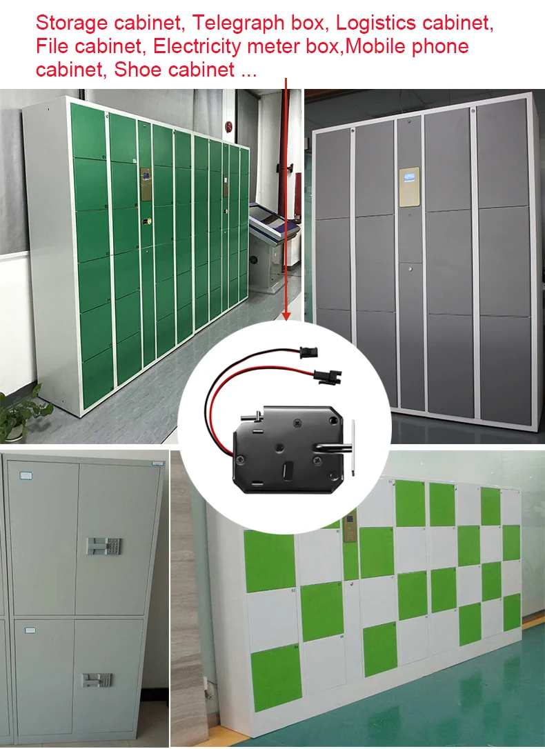 Voung Electronic Solenoid Driven Dc 12v Ups Delivery Locker Storage ...