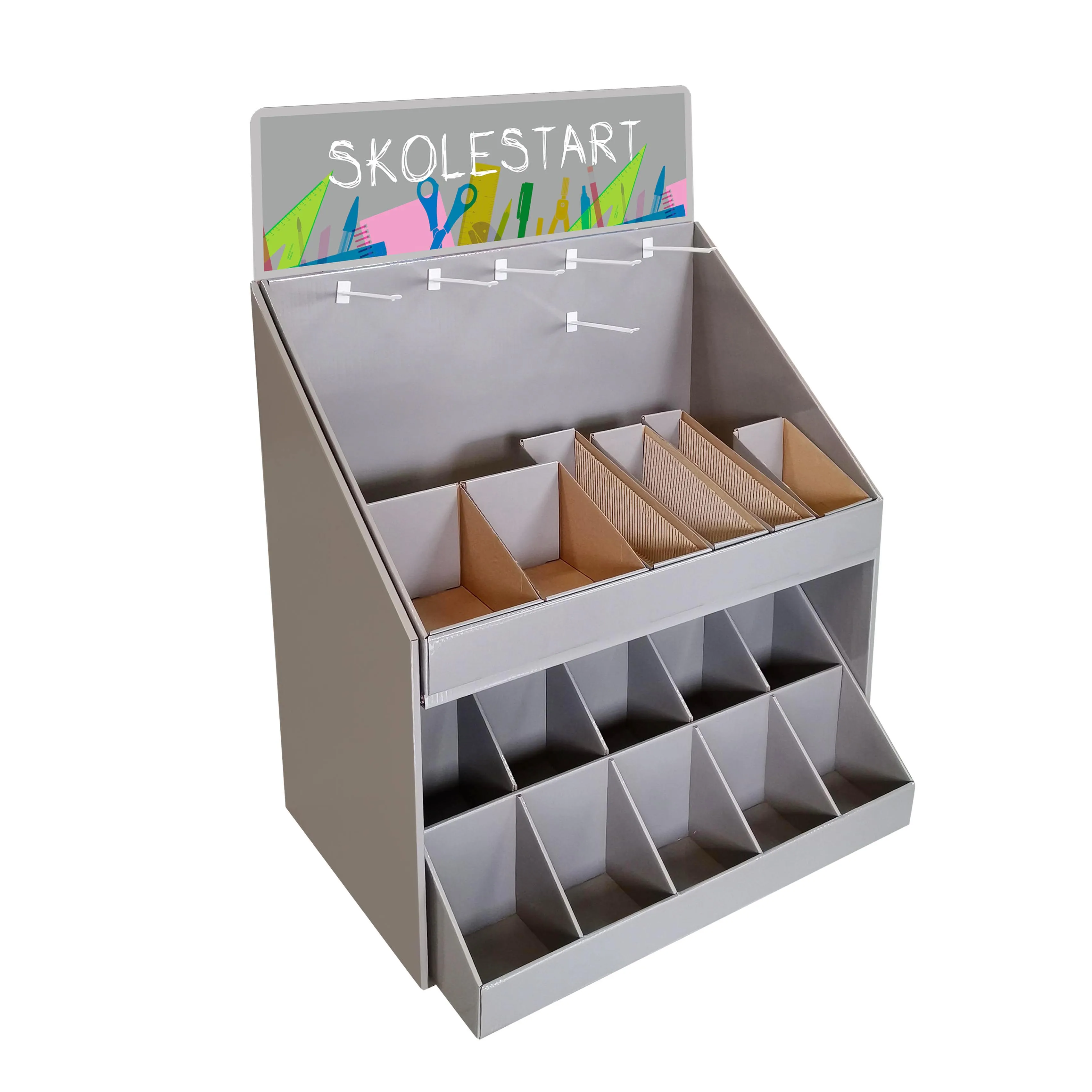 Retail Shelf Cardboard Counter Top Display Stand Show Supermarket Shop ...