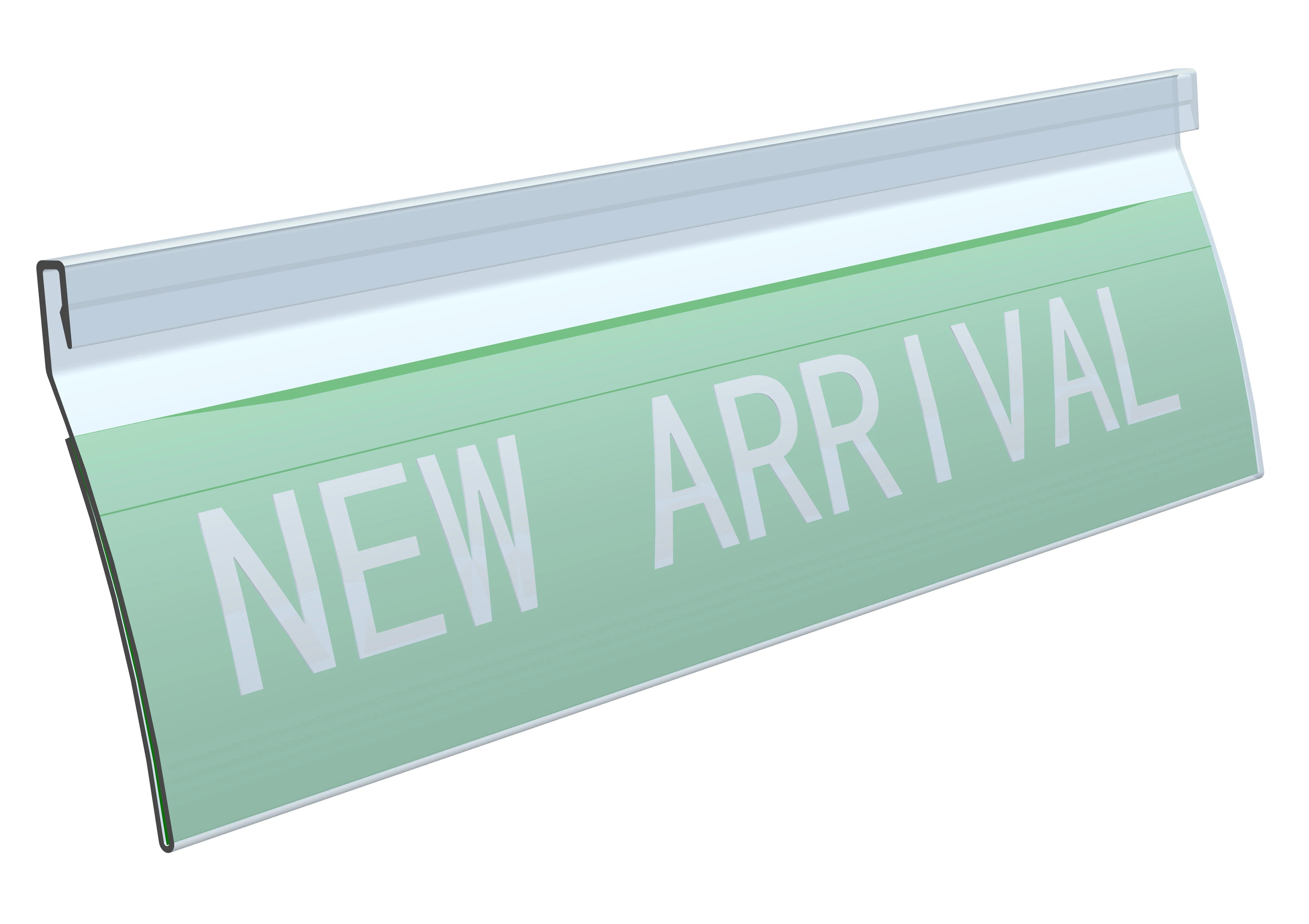 Eco-friendly ESL Rail PVC Plastic Data Strip - Digital Display