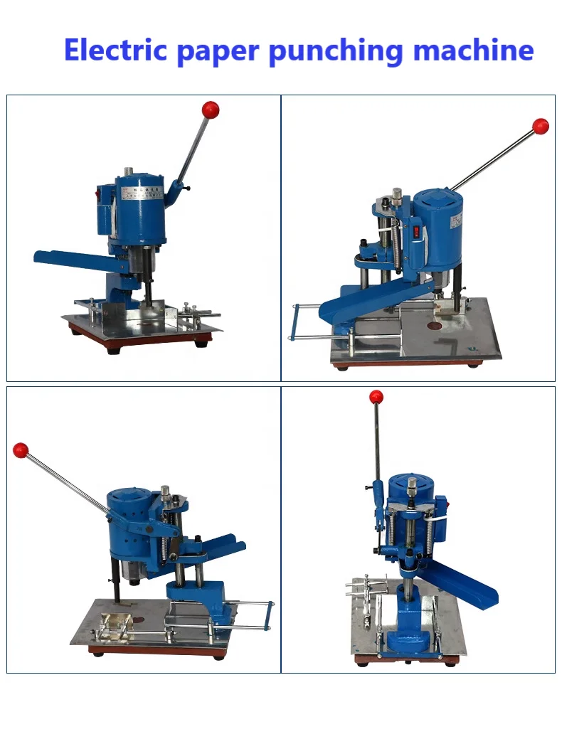 Electric Desktop Paper Hole Punching Drilling Machine Cardboard Paper ...