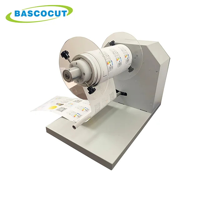 Bascocut Electric Desktop Label Printer Rewinder and Unwinder Carton ...