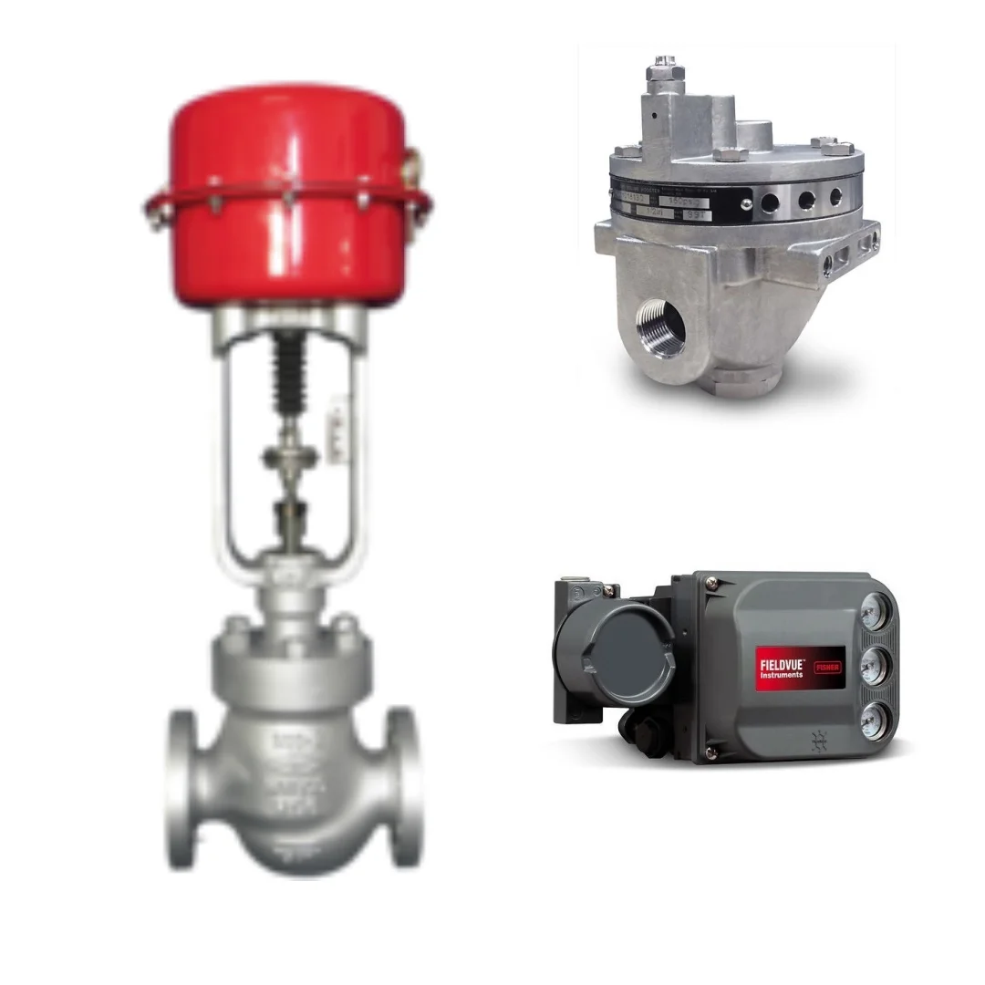 Control Valves With Fisher Dvc6200 Dvc2000 Dvc3661 Valve Positioner ...