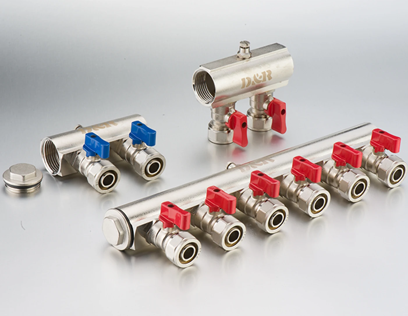Plumbing Manifold Floor Heating System Brass Water Manifold