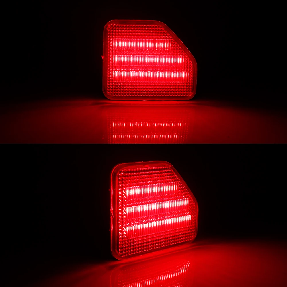 Car Rear Bumper Reflector Light For 2018-up Jeep Wrangler Jl Sahara ...