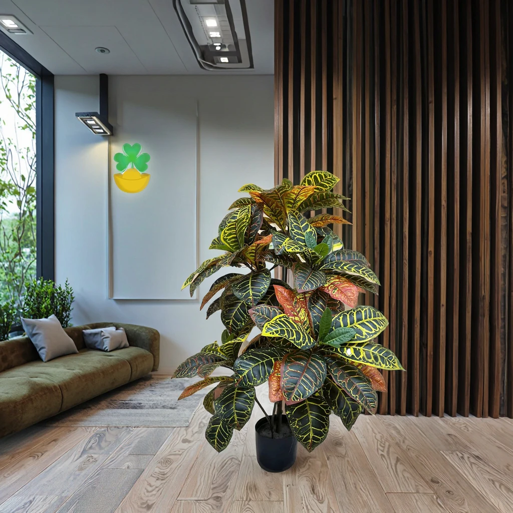 H90cm Golden Banyan Tree Handcrafted Indoor and Outdoor Artificial ...