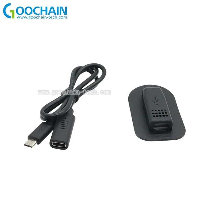 Waterproof Anti-theft USB Type C Male to Female with Jacket Cap ...