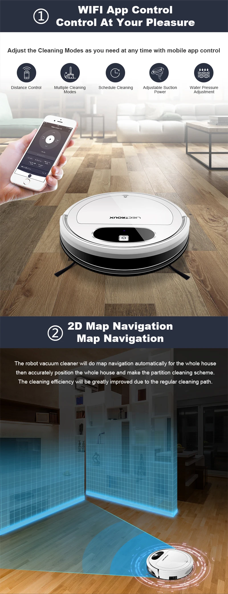 Liectroux 2020 Home Robot Vacuum Cleaner 11s - Buy Liectroux 11s Home ...