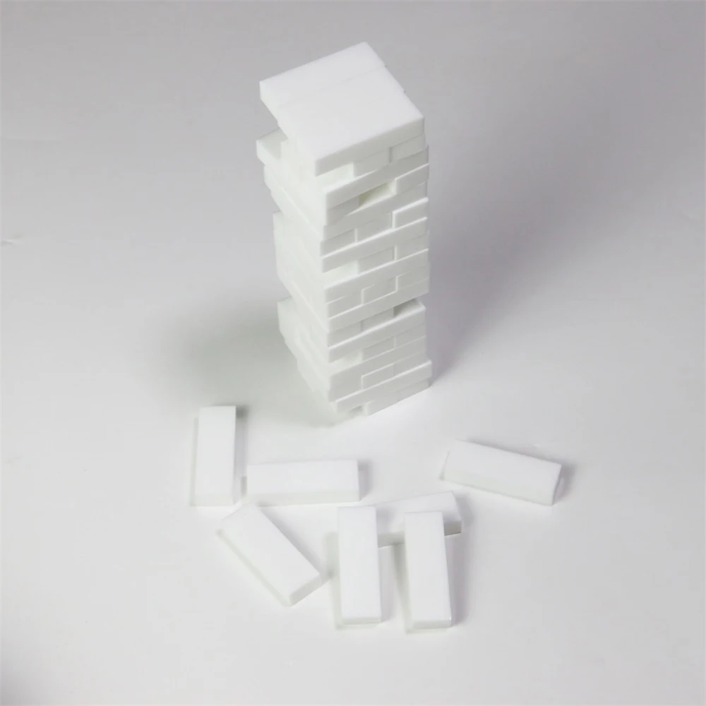 Classic Plastic Acrylic Custom Mini Stacking Game Blocks Set ...