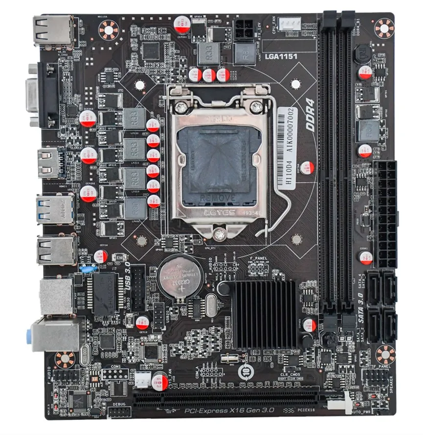 Hot Sale H110 Motherboard Desktop Computer ATX LGA1151 Socket Mainboard ...