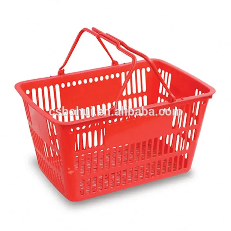 Grocery Storage Supermarket Plastic Shopping Basket - Buy Plastic ...