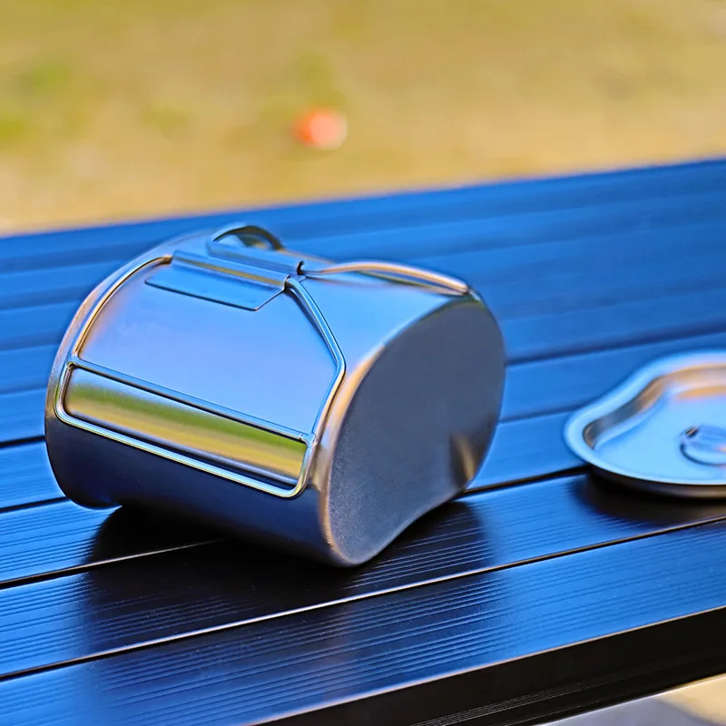 304 Stainless Steel Outdoor Cookware 700ml Camping Pot - Buy Outdoor ...